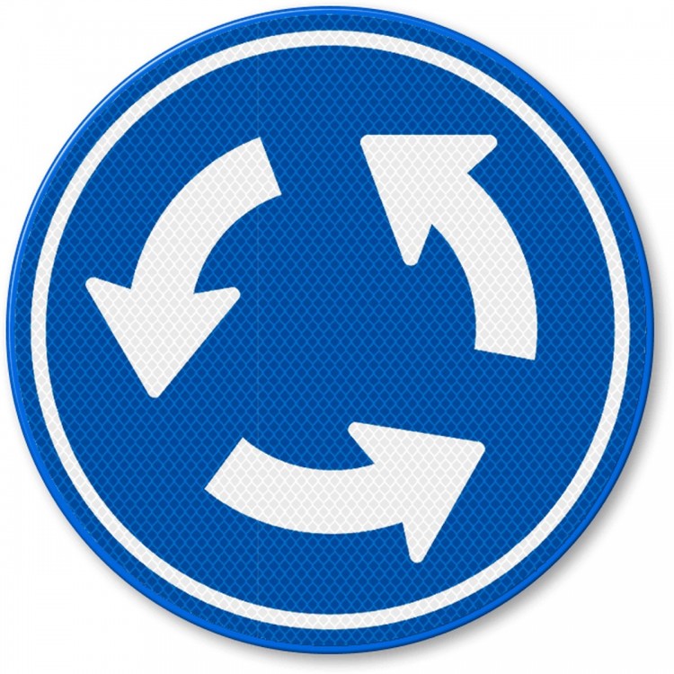 Semn de circulație pentru sens giratoriu