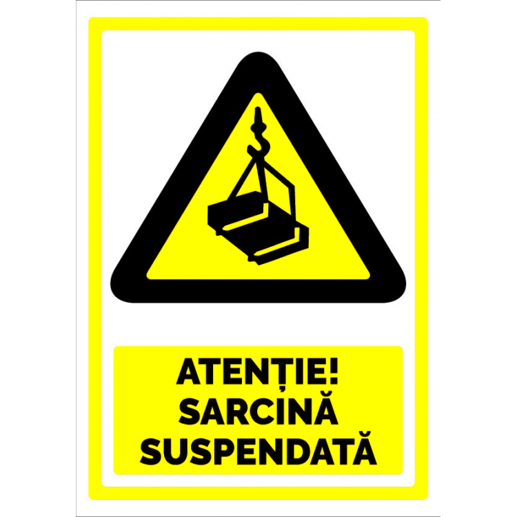 Indicator atentie sarcina suspendata